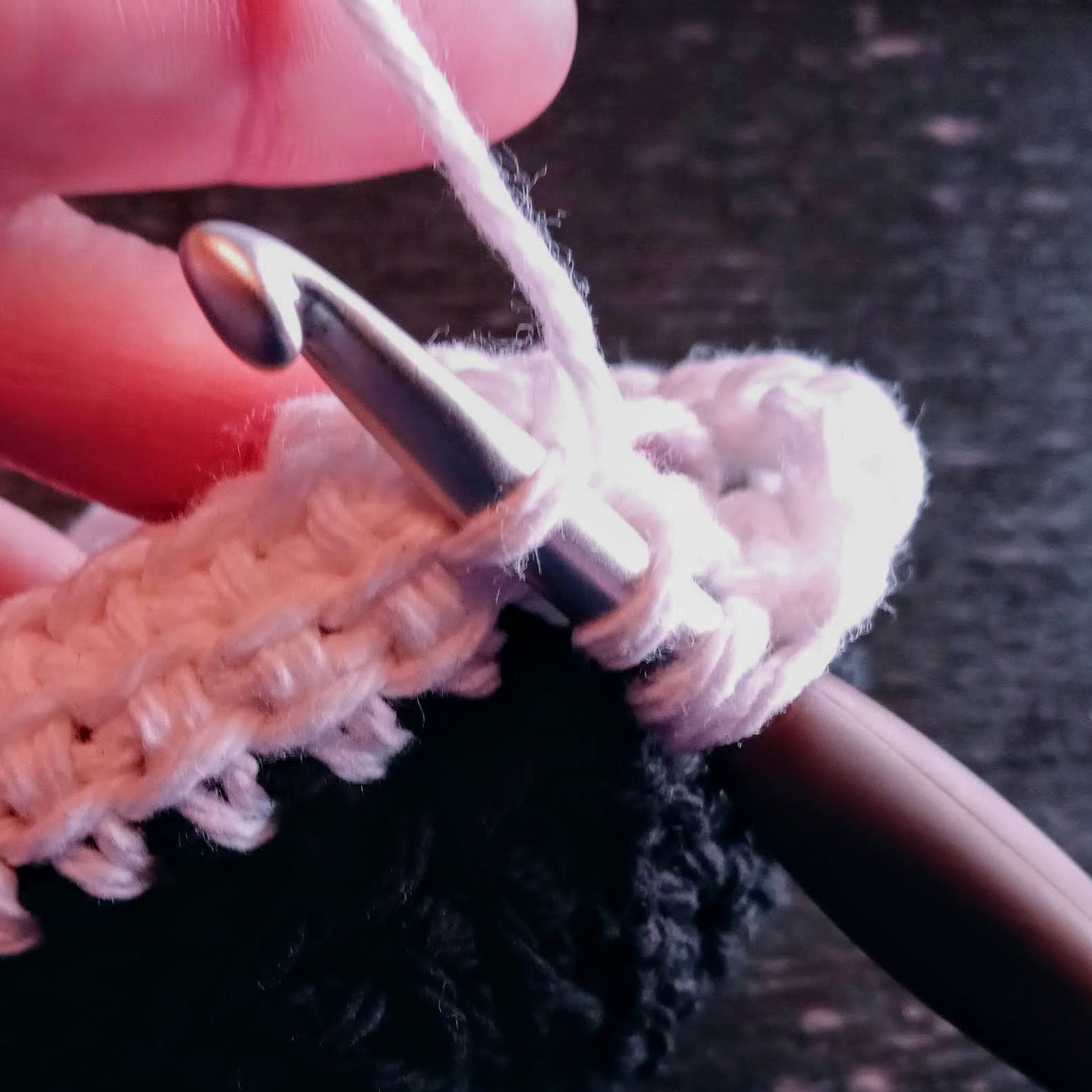 Joining the Link Stitch in the Round – OVC Designs