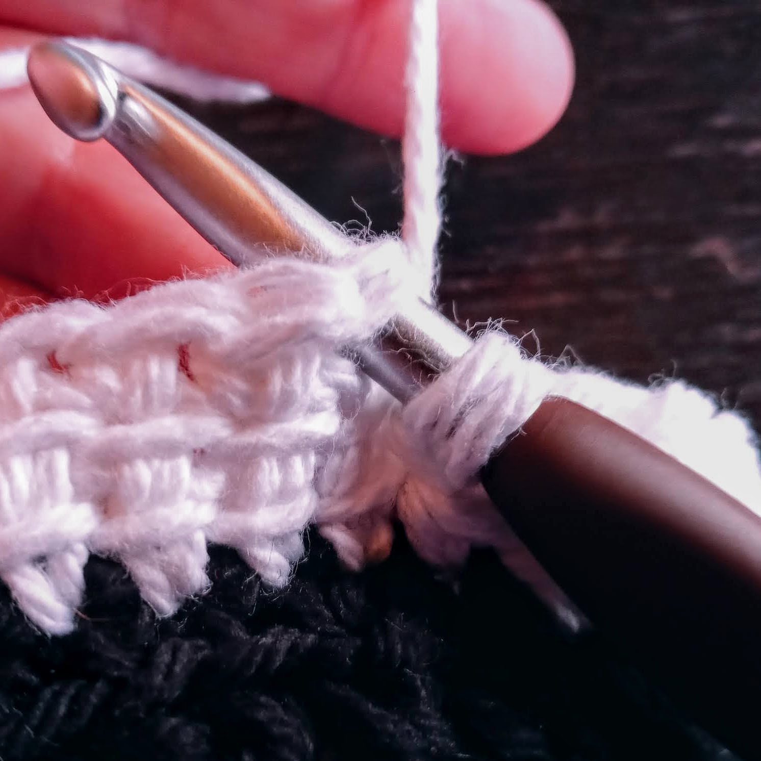 Joining the Link Stitch in the Round – OVC Designs
