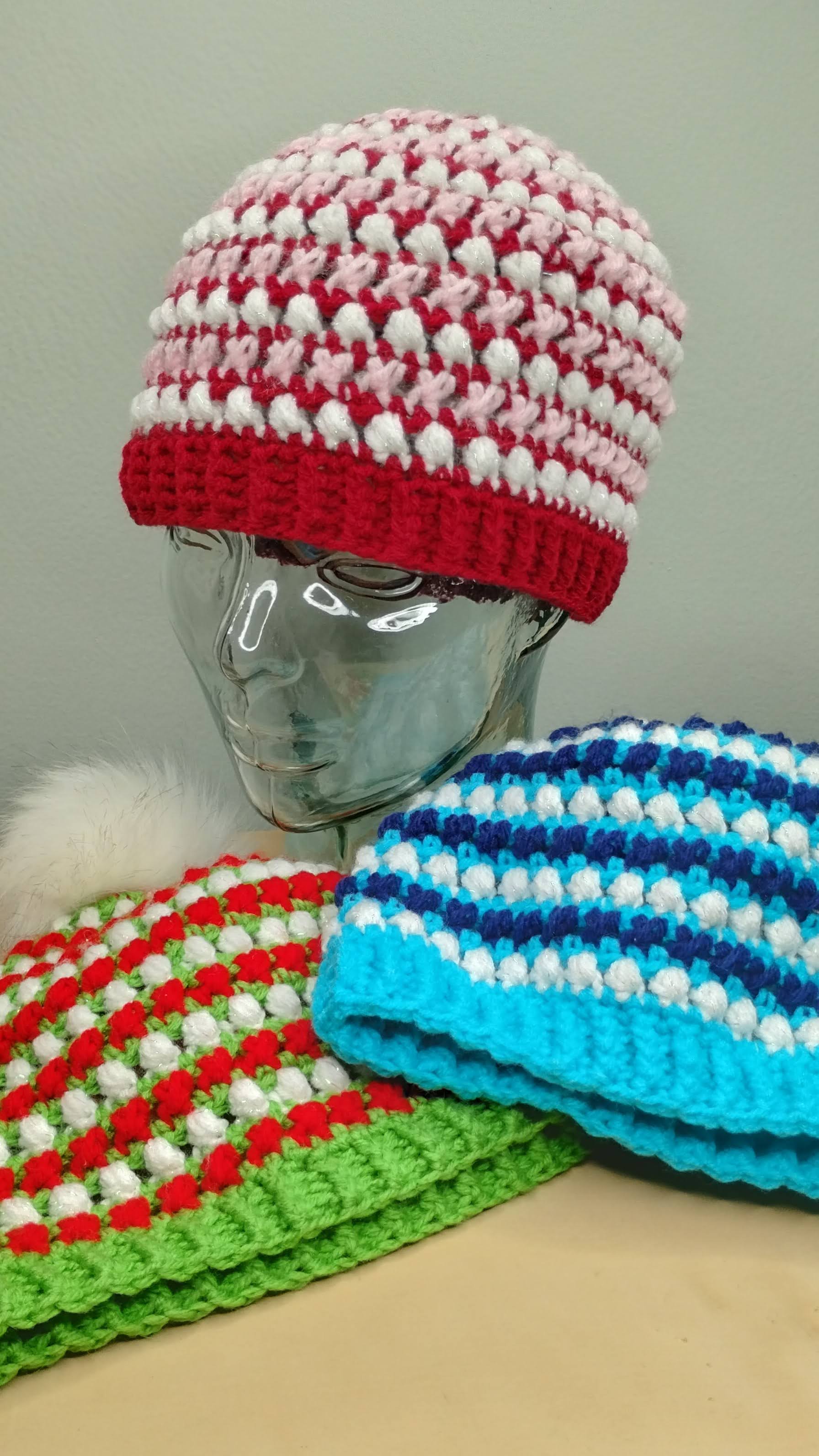 Rosa Beanie Crochet Pattern – OVC Designs