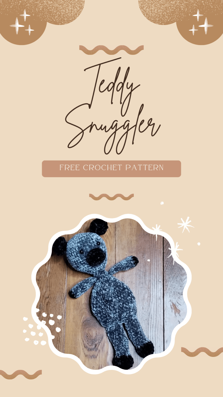 Crochet Teddy Snuggler: Fun and Easy Amigurumi Lovey Pattern – OVC Designs
